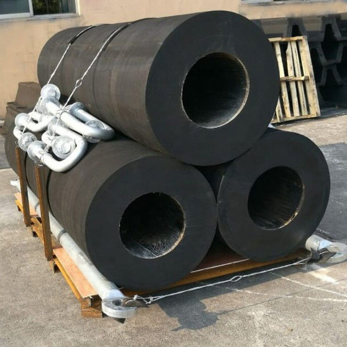 OEM Cylindrical Boat Fenders Natural Rubber SBR EPDM Material