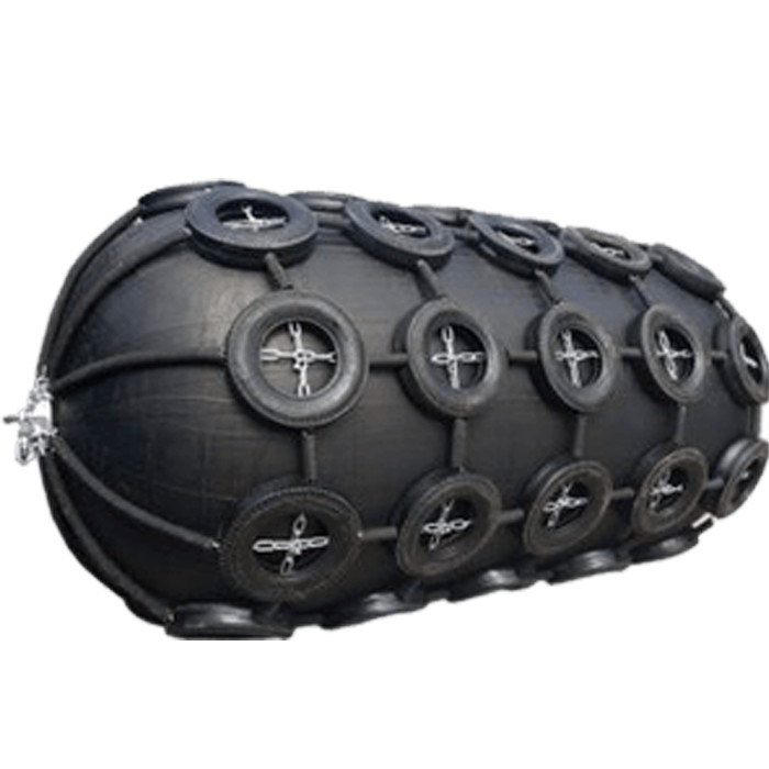 2.0*3.5M Floating Pneumatic Rubber Fenders 50kPa 80kPa For Ship Docking