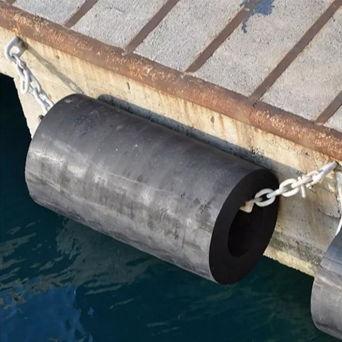 PIANC ISO Standard Cylindrical Marine Fenders Heavy Duty Long Service ...