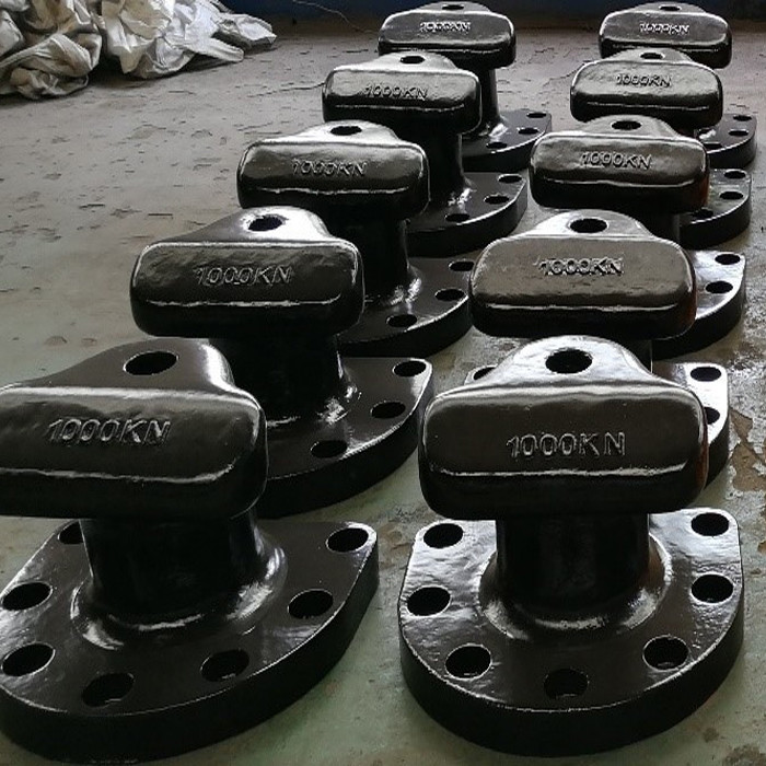 ISO 13797:2020 Mooring Bollards Horn Type Staghorn Bollard For Ship Docking