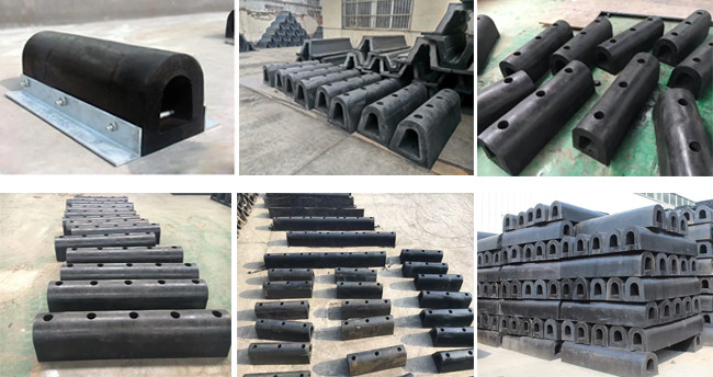 PIANC Standard D Type Rubber Fender Heavy Duty Dock Bumpers For Boat